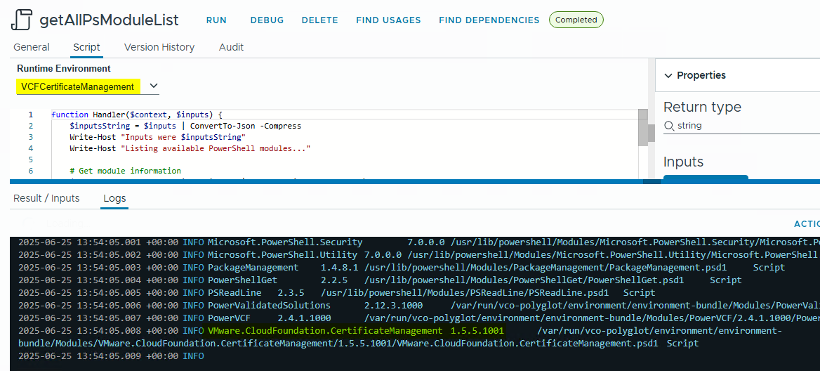 List of PowerShell Modules in vRO 8.x [CB10121] | Cloud Blogger ...
