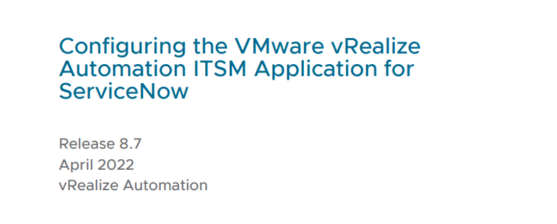 Official VMware Guides for vRO and vRA 8.x [CB10118] | Cloud Blogger ...