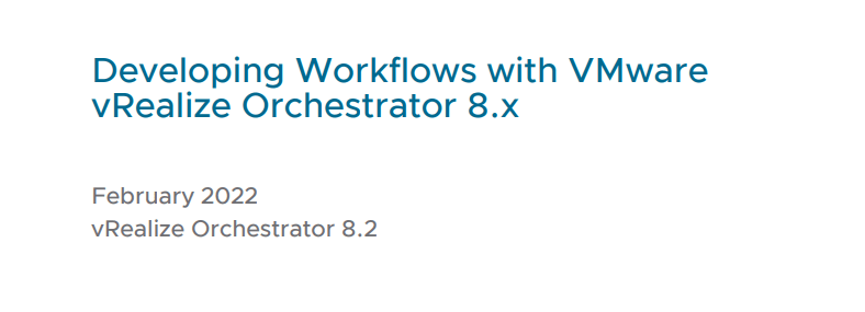 Official VMware Guides for vRO and vRA 8.x [CB10118] | Cloud Blogger ...