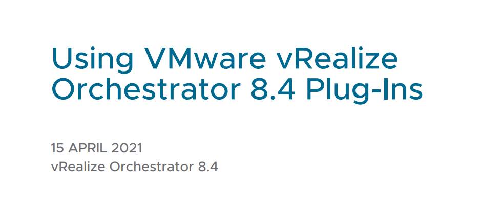 Official VMware Guides for vRO and vRA 8.x [CB10118] | Cloud Blogger ...